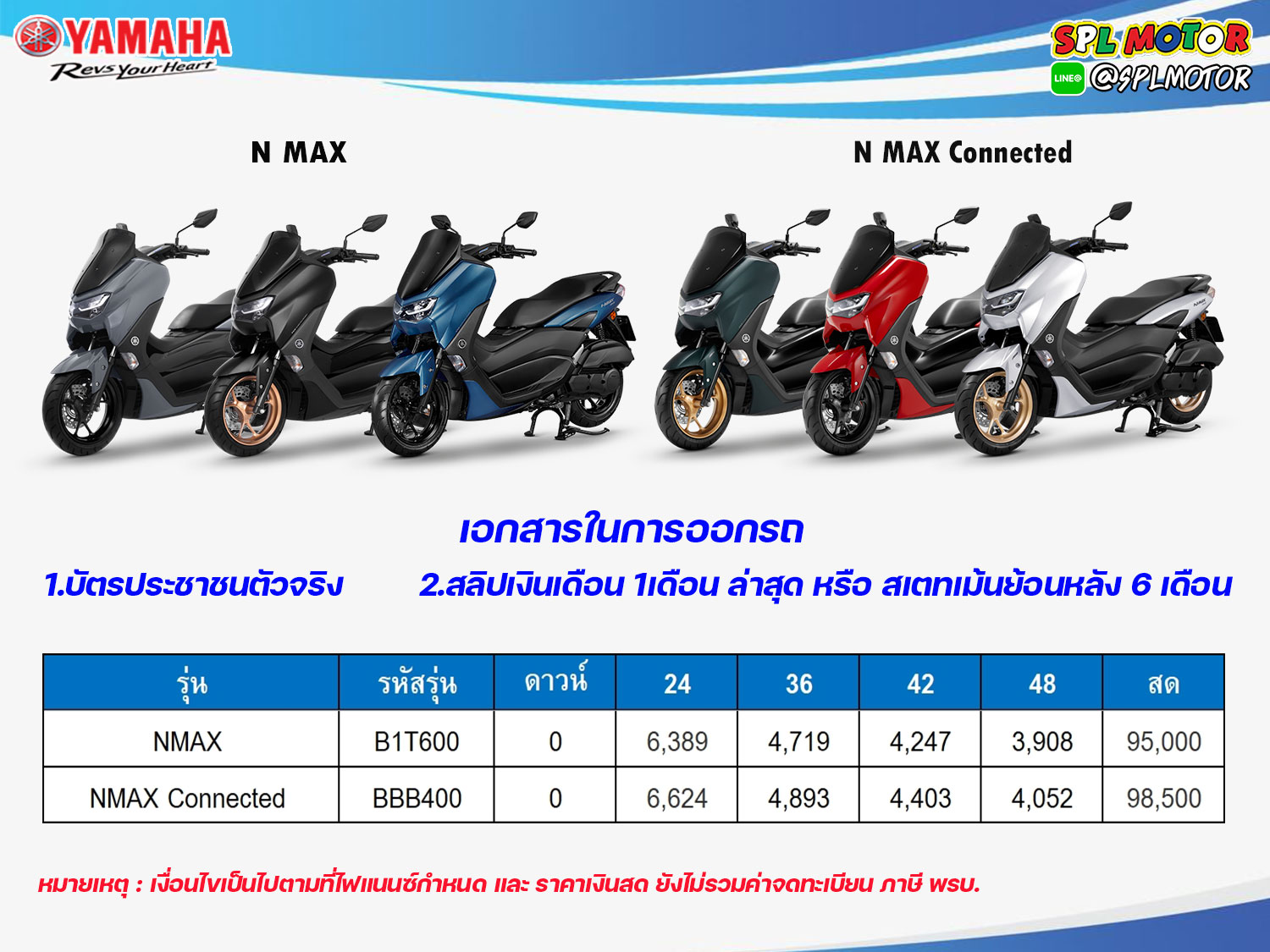 โปรโมชั่นรถYamaha